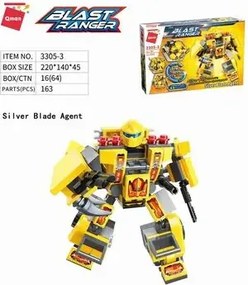 Qman Blast Ranger 3305 sada 4 kusů / Stavebnice / 644 dílků / od 6 let