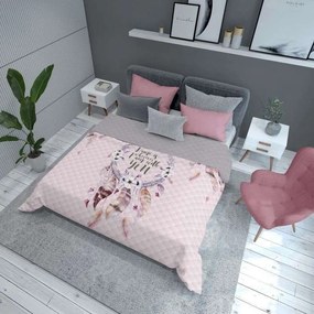DETEXPOL Přehoz na postel Lapač snů rosé  Polyester, 170/210 cm