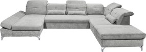 XXXLutz SEDACÍ SOUPRAVA, textil, jílová barva MID.YOU - Rozkládací sedačky - 002220028607