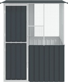 Ptačí klec Antracit 165 x 165 x 200 cm Pozinkovaná ocel 3325168