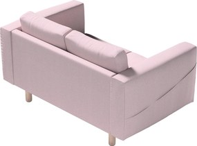 Potah na pohovku IKEA Norsborg 2-místná barva růžová látka pletený vzor