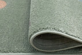 Dětský koberec Lima C275A tečky pistáciový