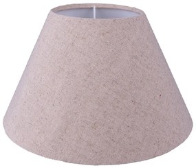 Béžové bavlněné stínidlo na stolní lampu Mrao - Ø23*15 cm / E27