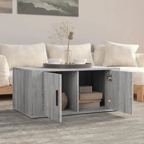 Konferenční stolek šedý sonoma 80 x 50 x 36 cm kompozitní dřevo - Default Title