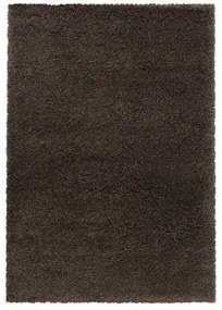 Ayyildiz, Kusový koberec Fluffy Shaggy 3500 brown, 140x200, hnědá, ložnice