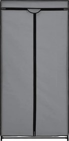 Šatní skříň šedá 75 x 50 x 160 cm 282440