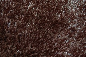 Kusový koberec SHAGGY VERONA MIKE hnědý