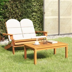 2dílná sada zahradního nábytku Adirondack masivní akácie