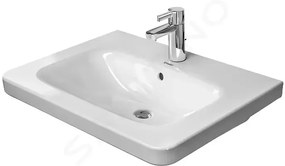 DURAVIT - DuraStyle Umyvadlo 800x480 mm, s přepadem, s otvorem pro baterii, bílá (2320800000)