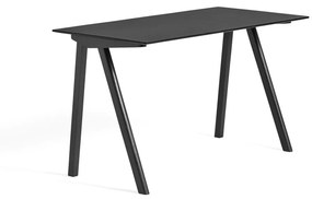 HAY Stůl Copenhague CPH 90, black solid oak/black linoleum