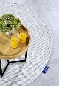 Villeroy & Boch Kusový koberec 106048 White kruh, 200x200 (průměr) kruh, bílá, ložnice