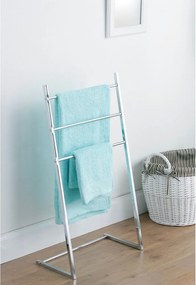 Kovový stojan na ručníky ve stříbrné barvě Dara – Premier Housewares