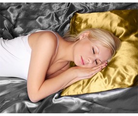 Povlak Beauty Skin Care Pillowcase Gold
