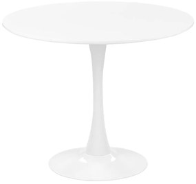 Kulatý jídelní stůl ⌀ 90 cm bílý BOCA Beliani