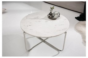 Massive home | Konferenční stolek NOBLES 62 CM bílý mramor