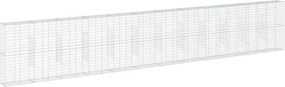Gabionový koš s víkem 1 200 x 50 x 200 cm pozinkované železo 3295177
