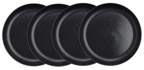 CASA NOVA Sada hlubokých talířů 22,5 cm set 4 ks - černá