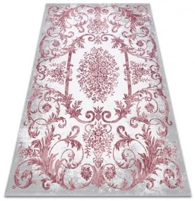 koberec AKRYL USKUP 352 Ornament růžový velikost 160x230 cm | krásné koberce cz