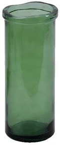 San Miguel VIDRIOS SAN MIGUEL !RECYCLED GLASS! Váza z recyklovaného skla "SIMPLICITY", 36 cm, zelená