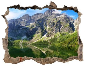 Wallmuralia Nálepka fototapeta 3D Morské oko Tatry 95x64 cm