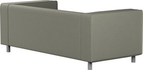 Potah na pohovku IKEA  Klippan 2-místná barva šedá látka pletený vzor