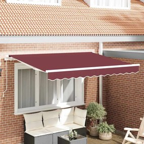 Stahovací markýza Vínová 300 x 200 cm textil 3329525
