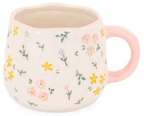 Krémový hrnek z kameniny 375 ml Ditsy – Sass & Belle