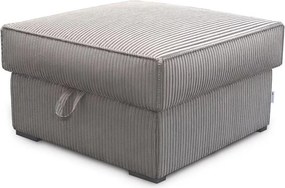 Taburet SMART COSARO XL s úložným prostorem 71x71 cm, béžový