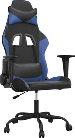 vidaXL Masážní herní židle umělá kůže [345399] Barva: bílá a růžová