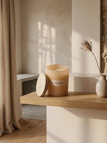 Sinsay - Vonná svíčka s přídavkem sójového vosku Sandalwood - béžová