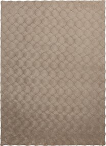 Kusový koberec Diamond Cut 800 Taupe, 200x290, hnedá, obývacia izba, Obsession