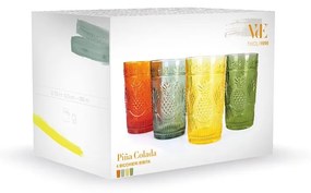 VILLA D’ESTE HOME TIVOLI Set 4 sklenic na vodu Piña Colada 350 ml, sklo