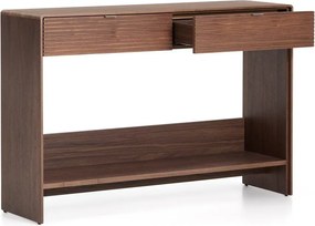 Komoda v dekoru ořechu v tmavě přírodní barvě 120x81x35 cm Norlen – Kave Home