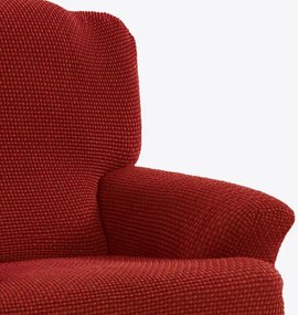Super strečové potahy NIAGARA cihlová relaxační křeslo ( š.70 - 90 cm)