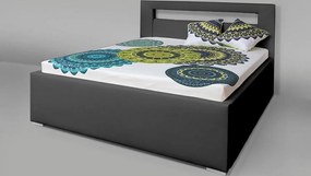 Dřevona - Elitte Čalouněná postel AVA LERYN 180x200, s  úložným prostorem, MADRYT 9100