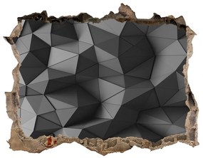 Wallmuralia Samolepící díra zeď Abstraktní pozadí 3D 95x64 cm