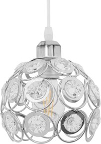 Toolight - Elegantní stropní lampa 1xE27 APP207, chromová, OSW-00402