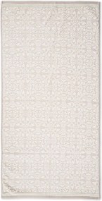 Pip Studio ručníky z bavlněného froté Tile de Pip, khaki (Luxusní ručníky z bavlněného froté v designu Tile de Pip barvě khaki)