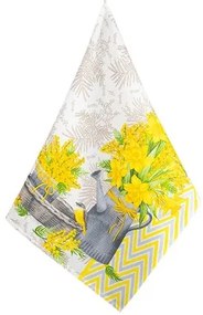 Bellatex Kuchyňská utěrka Narcis žlutá, 50 x 60 cm