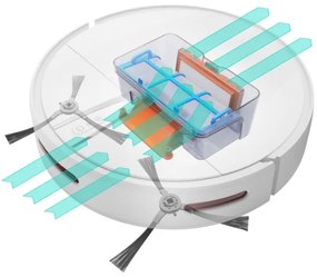 Niceboy ION Charles i4 - Chytrý robotický vysavač 2v1 4400 mAh Wi-Fi bílá + DO