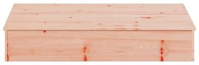 Pískoviště s víkem 111 x 111 x 19,5 cm masivní dřevo douglasky - Default Title