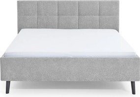 Šedá čalouněná dvoulůžková postel bez roštu 180x200 cm Nova – Meise Möbel