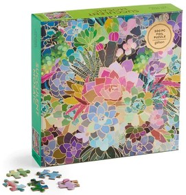 Galison Puzzle Mozaika ze sukulentů 500 dílků