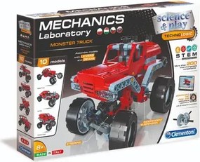 Clementoni SciencePlay Mechanics: Monster truck - 10 modelů / 200 dílk