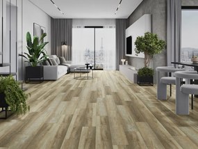 Mexen West Orange vinylové panely 1240 x 182 mm SPC 6,5 mm, podložka IXPE 1,5 mm, 4 V-drážka, Dub