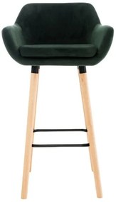 Barová židle Guillermo zelená