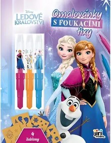 JIRI MODELS Omalovánky s foukacími fixy Ledové království / 16 stran /