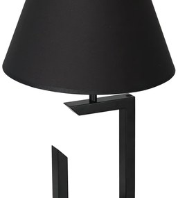 Stolní lampa 1xE27/60W/230V 45 cm černá/zlatá
