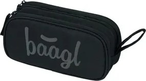 BAAGL Studentský penál etue Black / 23×11x9 cm