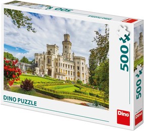 DINO Puzzle Malebná Hluboká 47x33cm skládačka 500 dílků v krabici dn502826